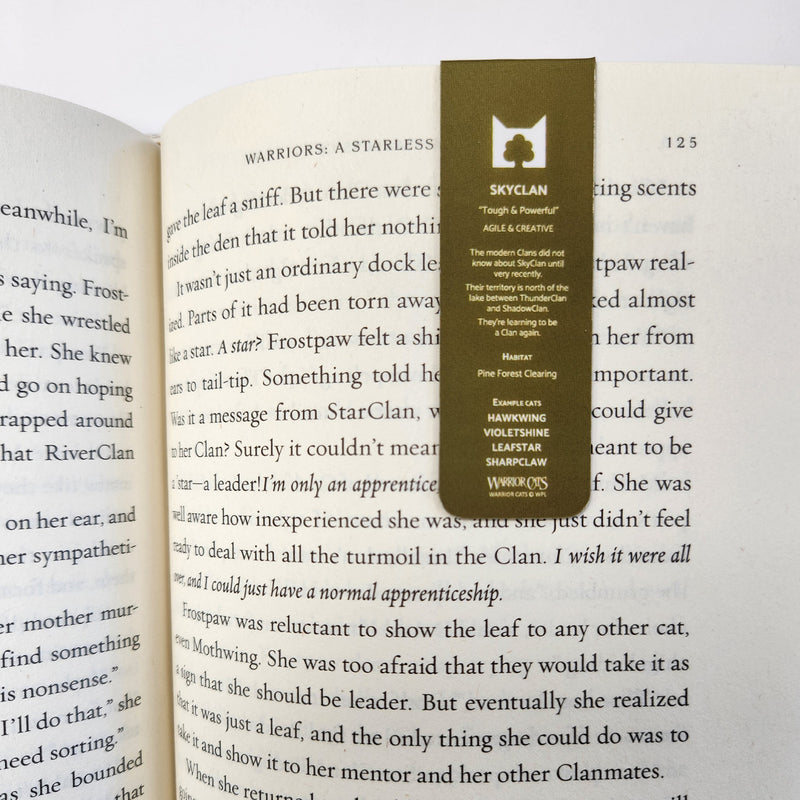 SkyClan Epic Poster Magnetic Bookmark | Official Warrior Cats Store