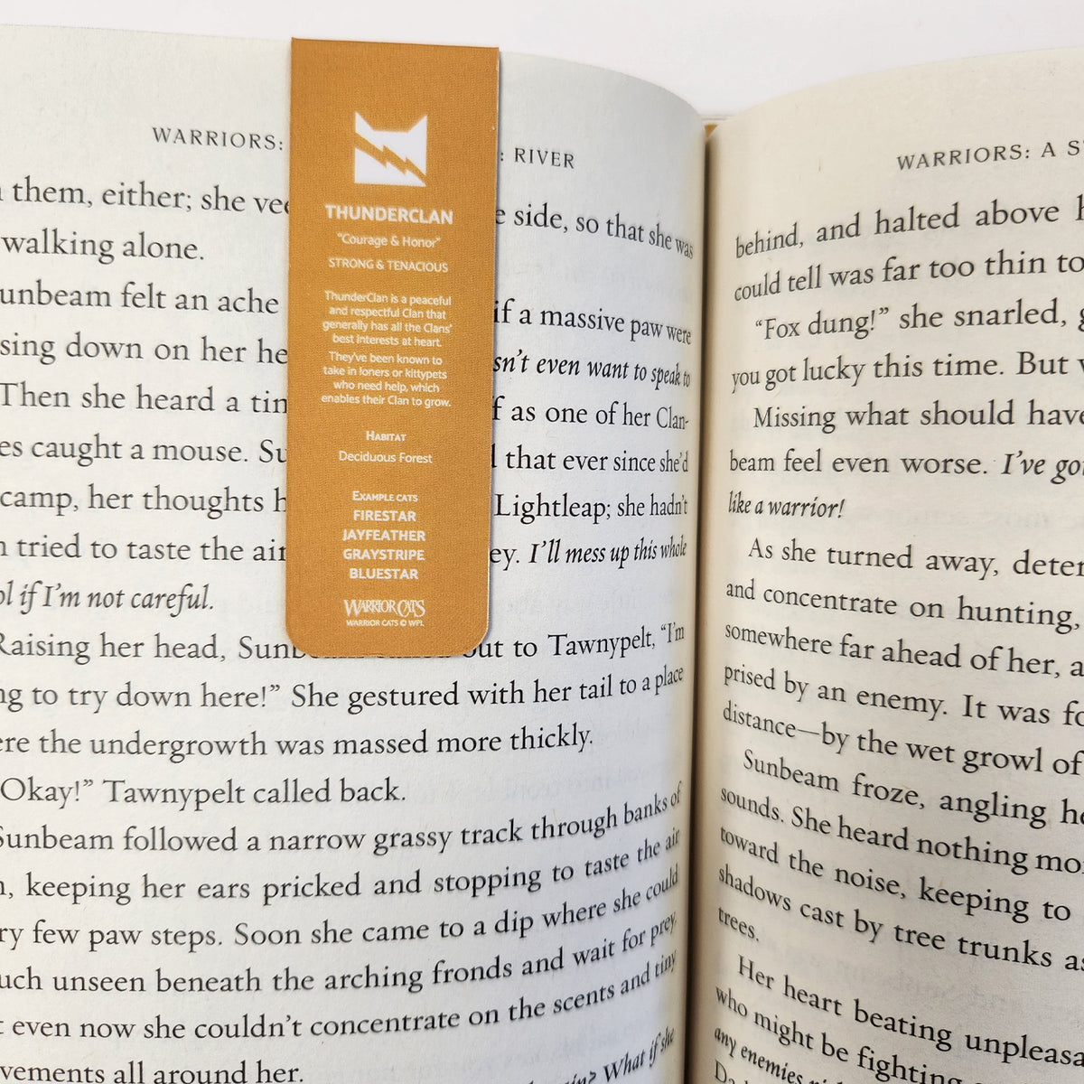 ThunderClan Epic Poster Magnetic Bookmark | Official Warrior Cats Store